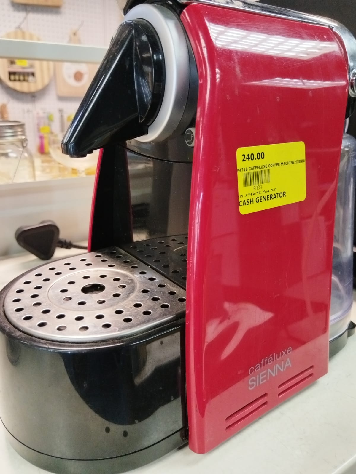 CAFFELUXE SIENNA COFFEE MACHINE – CASH GENERATOR