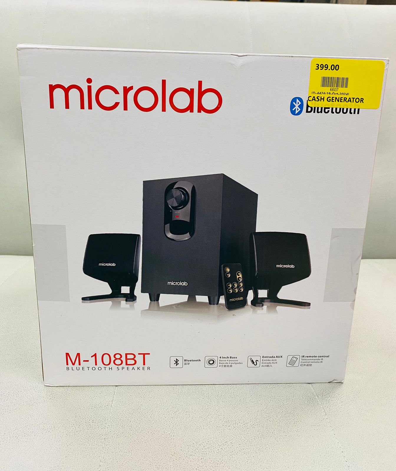 MICROLAB BLUETOOTH SPEAKER M-108BT – CASH GENERATOR